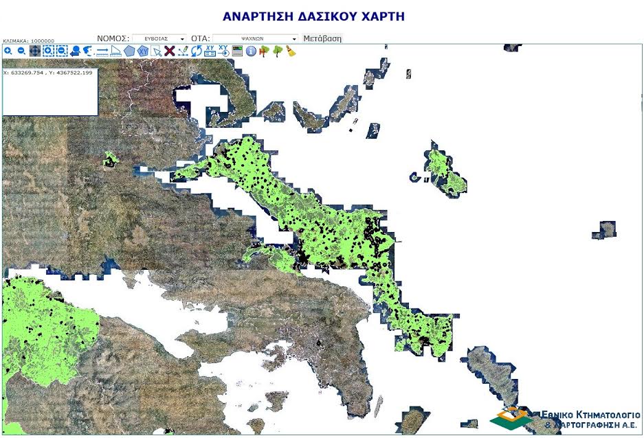 Παράταση έως τις 7 Σεπτεμβρίου 2017 η ανάρτηση των δασικών χαρτών